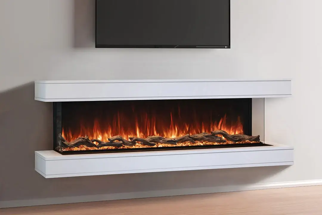 Floating Fireplace Installation in Atlanta | TechApply TV Mounting